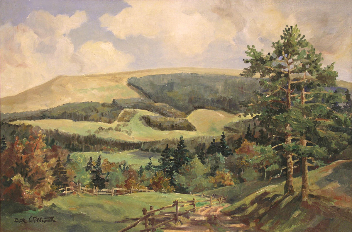 Ruth Willisch | Rhönlandschaft - Kunsthandlung / Galerie Bilder Fuchs ...