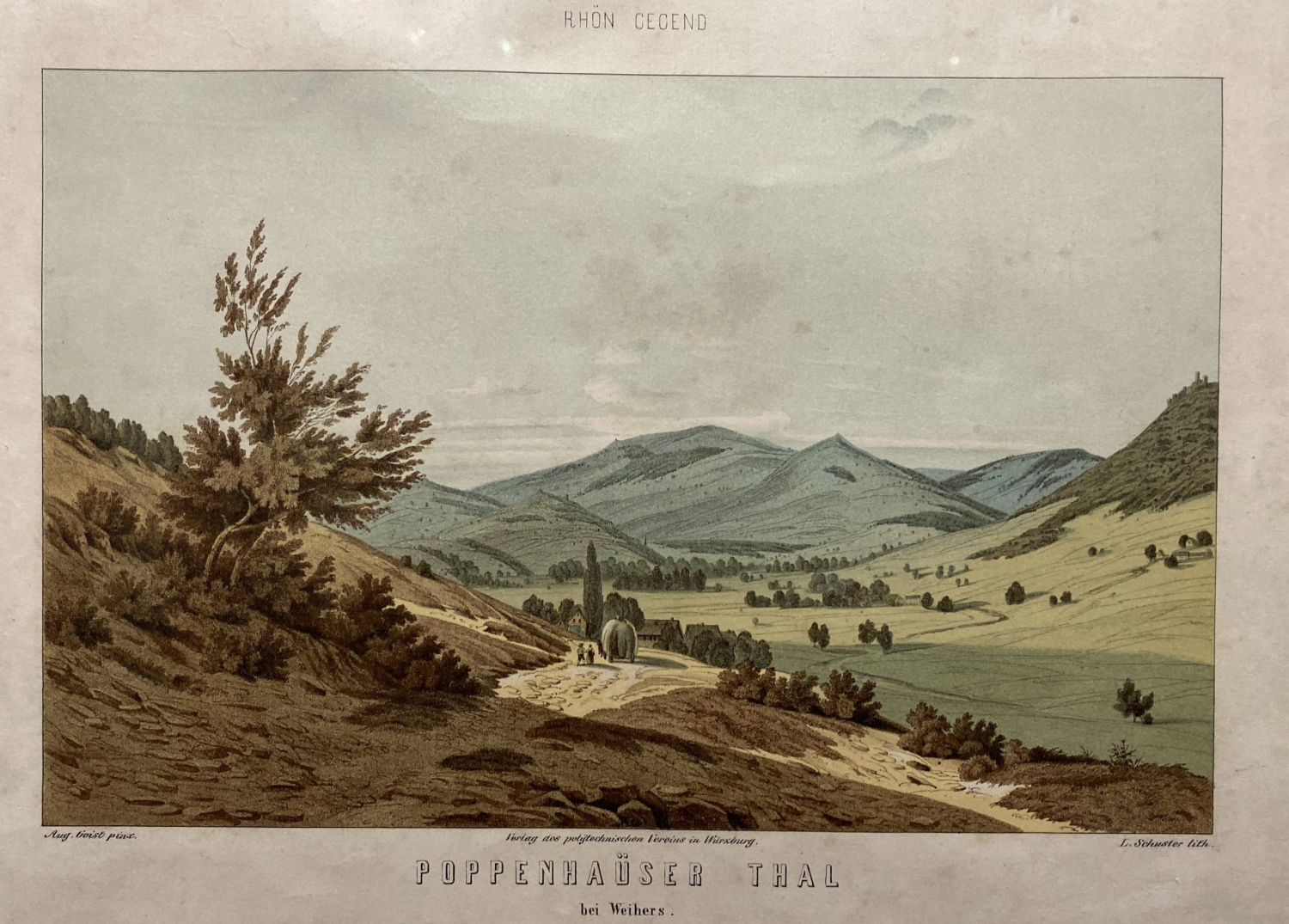 August Christian Geist | Rhön Album - Kunsthandlung / Galerie Bilder ...