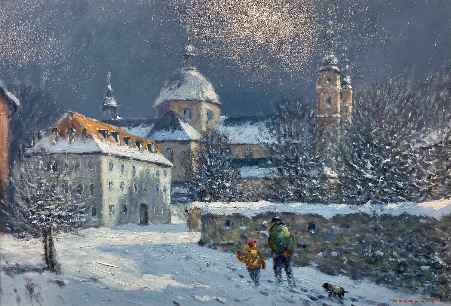 Walther Rohrbach | Fulda - Pauluspromenade, Blick zur Friedrichsstraße ...