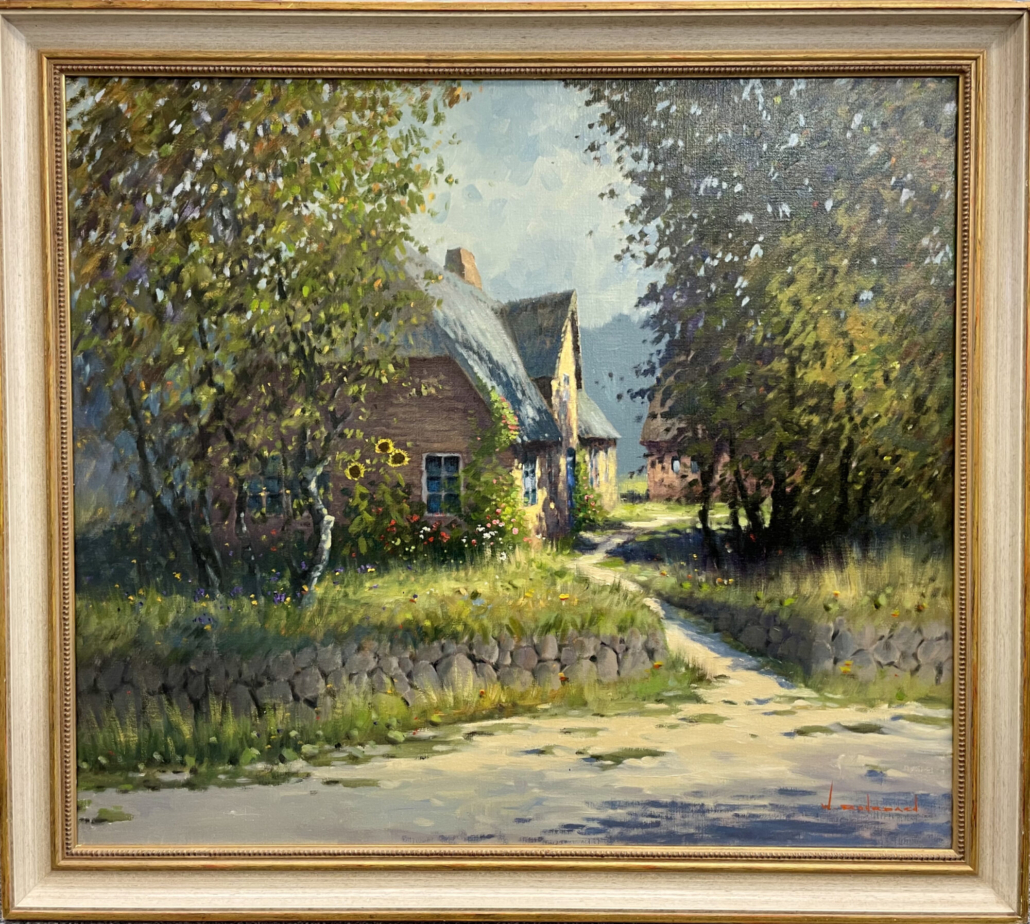 Walter Rohrbach | Idyllischer Hof - Kunsthandlung / Galerie Bilder ...